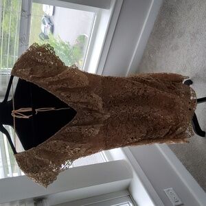 Spell | Dresses | Spell Nina Lace Sequin Shift Mini Dress | Poshmark